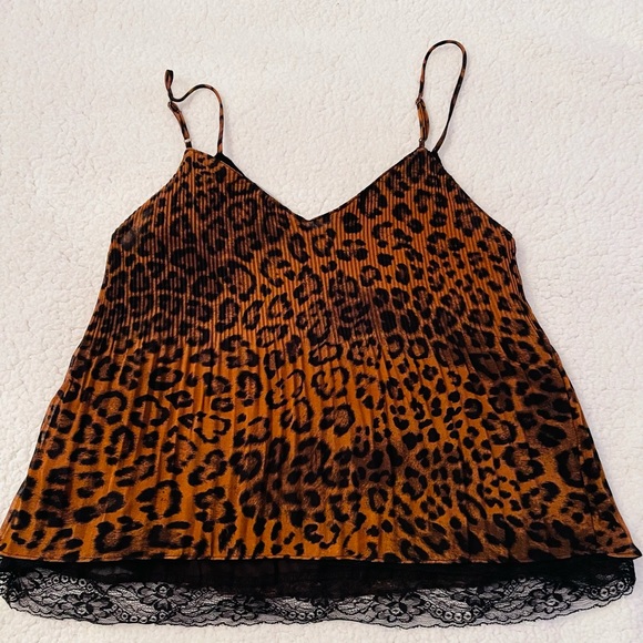 Zara | Tops | Zara Leopard Print Top | Poshmark